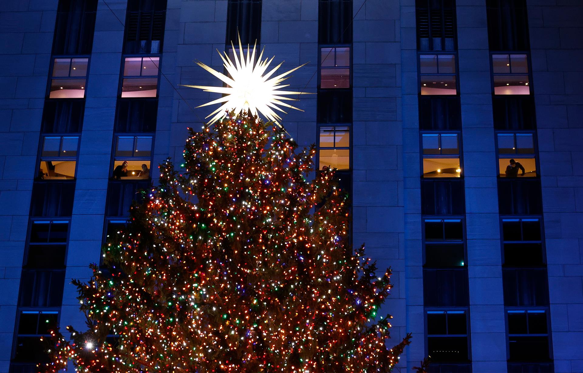El famoso árbol de Navidad del Rockefeller Center se encenderá el 1 de ...